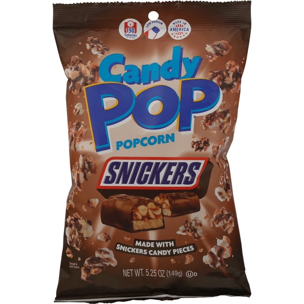 Candy Pop Snickers Popcorn, 5.25 oz - Walmart.com