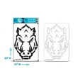 NCAA Arkansas Razorbacks Collegiate Tusk Face Multi-Purpose Stencil ...