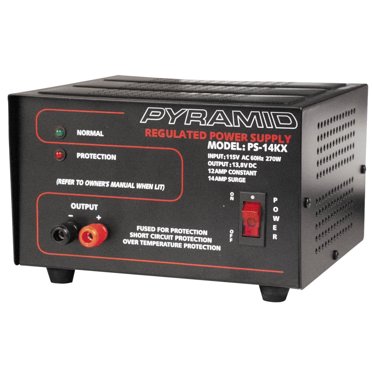 PYRAMID PS14KX.5 - Bench Power Supply, AC-to-DC Power Converter (12 Amp ...