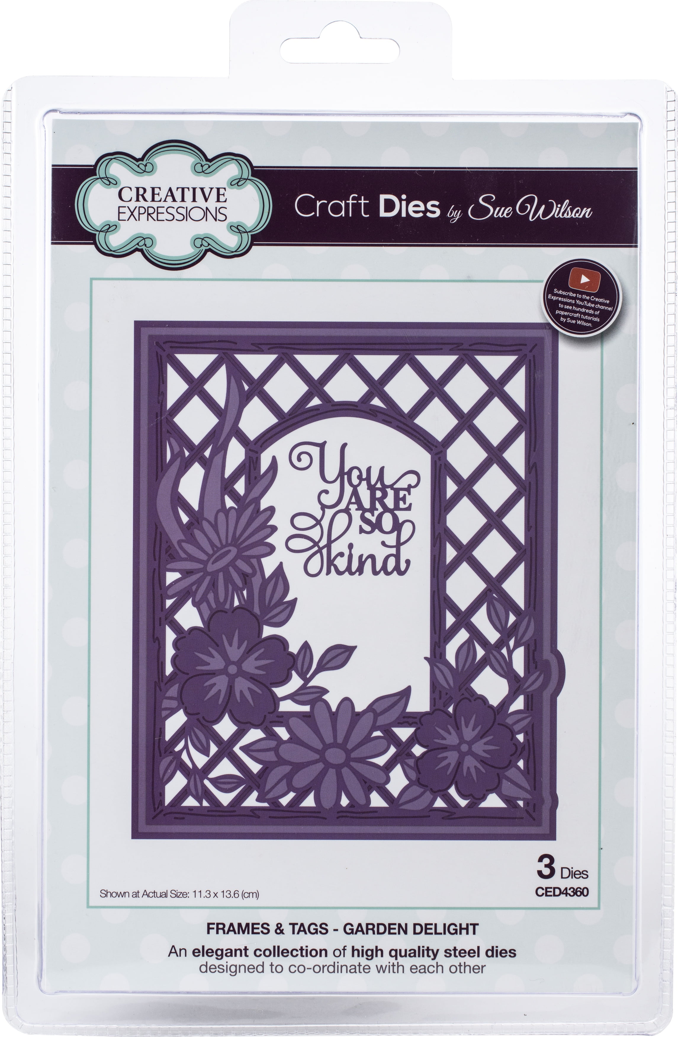 Creative Expressions Craft Dies By Sue Wilson-Frames & Tags-Garden ...