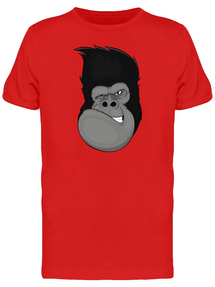 Gorilla Smirk T-Shirt Men -Image by Shutterstock, Male Medium - Walmart.com