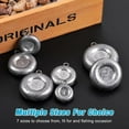 OROOTL 7 Pack Flat Round Stainless Steel Disc Sinkers, 1 oz to 8 oz ...