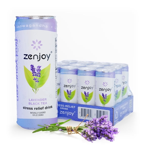 Zenjoy Stress Reief Drink, Calming Black Tea, Non Alcoholic ...