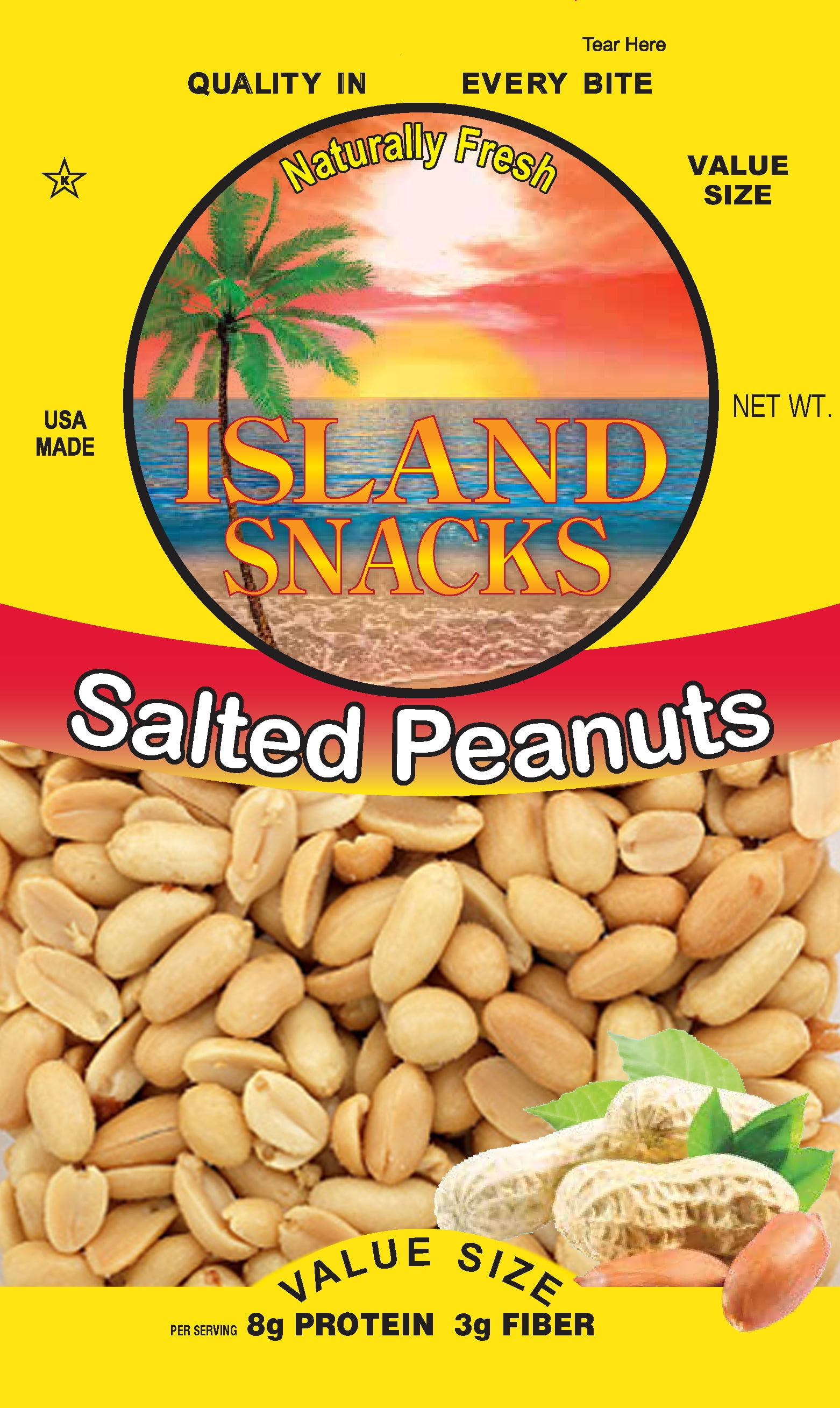 SALTED PEANUTS 7.5 OZ - Walmart.com