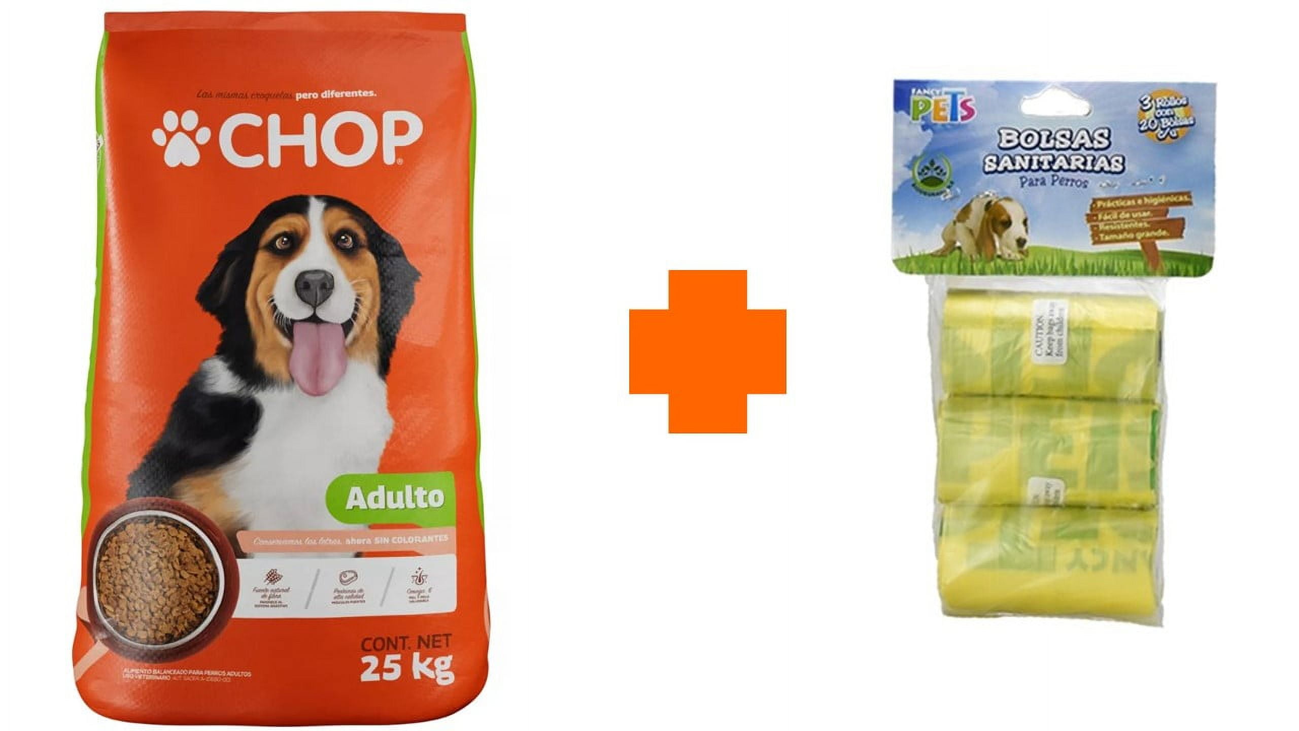 Paquete Chop adulto 25 kg 60 bolsas sanitarias Fancy Pets | Walmart en ...
