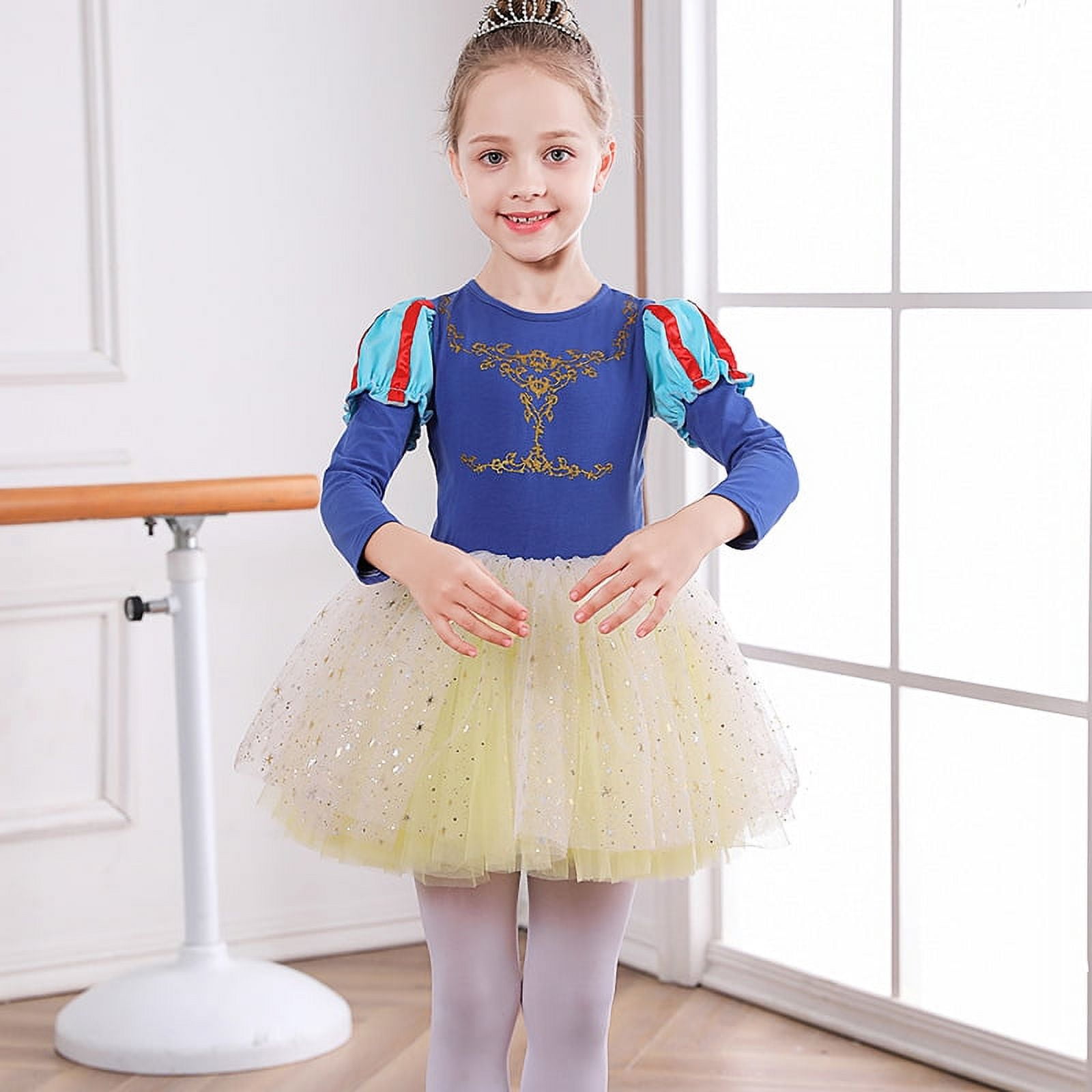 Ropa para niños Traje de ballet para niños Traje de práctica de baile ...