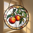 Apple Orchard Stained Glass Suncatcher – Farmhouse Style Window Hanging ...
