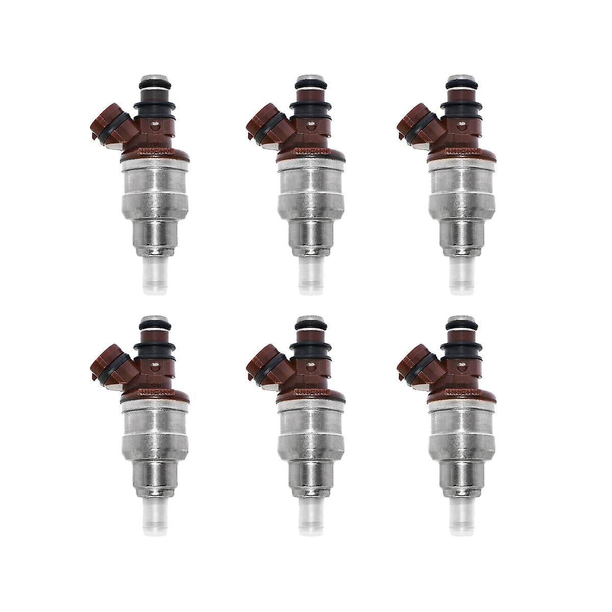 Set(6) Fuel Injectors compatible 1989-1995 4runner Pickup T100 3vze 3 ...