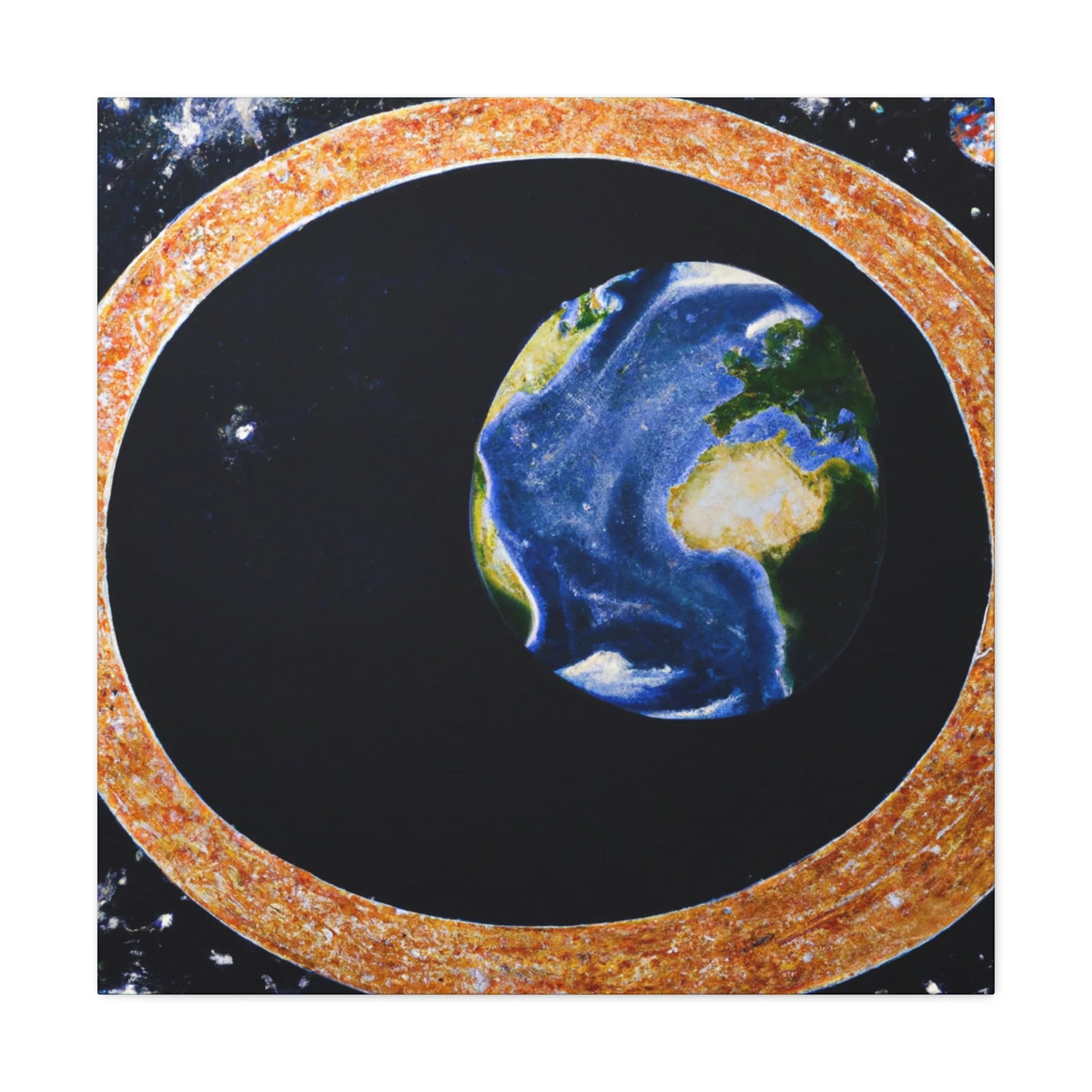 Earthly Pointillism Bliss - Canvas - Walmart.com