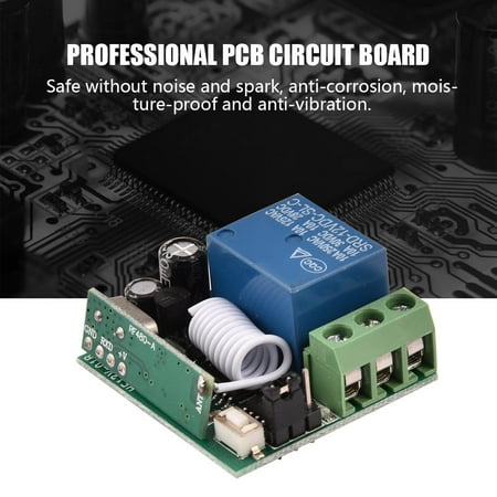Wireless Relay, Relay 12V Relay Remote Switch With Remote Control ...