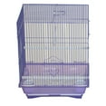 YML Bird Supplies: A1124MBLK Flat Top Small Parakeet Cage with Swing ...