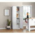 Mainstays 72" 4-Door Cabinet, White - Walmart.com