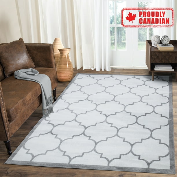 A2Z Modern Trellis Trendy Hallway Runner Area Rug Carpet Tapis (3x5 4x6 ...
