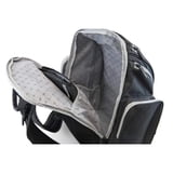 Primo Passi Stylish Grey Backpack Diaper Bag with Zipper Pockets for ...