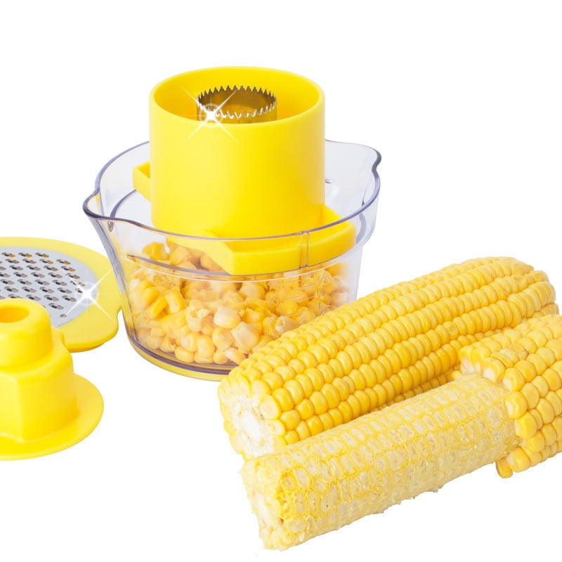 Corn Spripper, 4 in 1 Stainless Steel Corn Corn Cob Remover Peeler ...