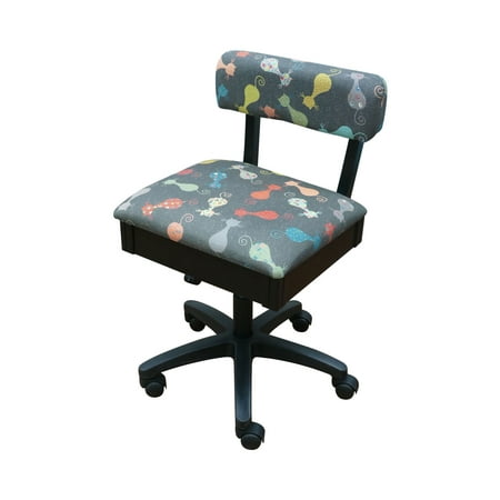 Arrow Adjustable Height Hydraulic Sewing and Craft Chair with Under ...