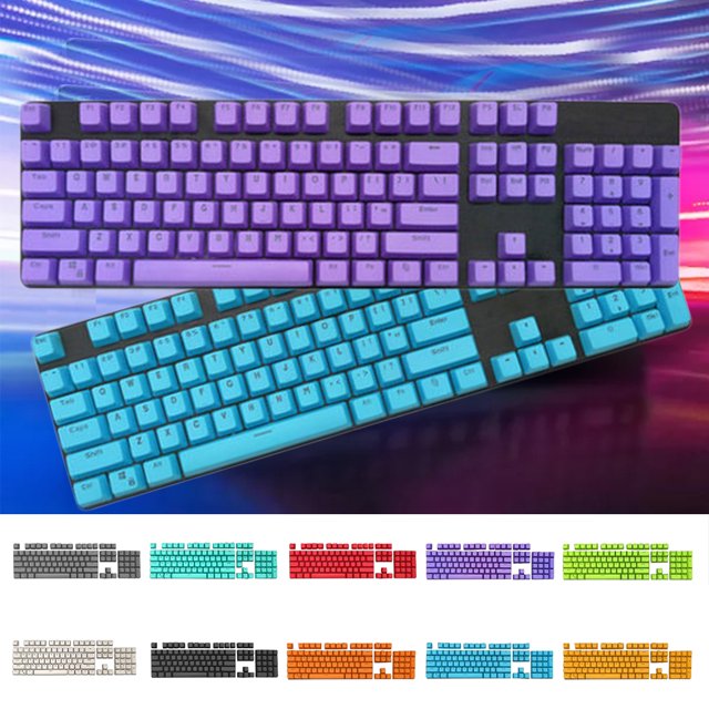 Dengjunhu 104Pcs Gaming Keyboard Caps, Universal Keycaps for Mechanical ...