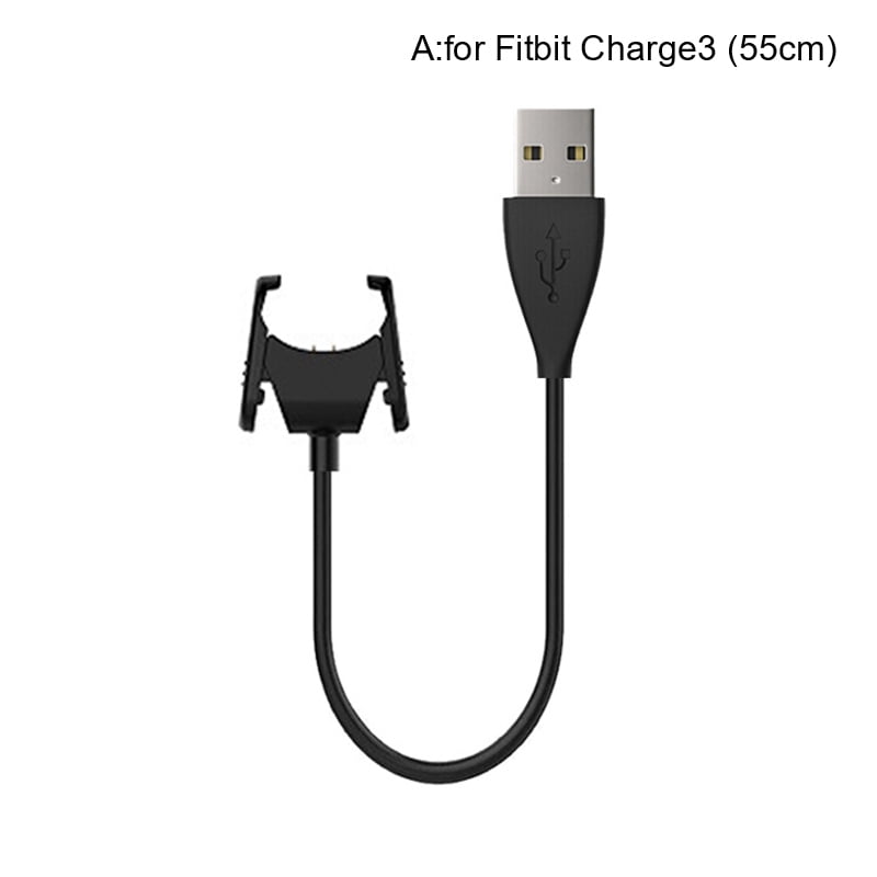For Fitbit Charge 3/4 Charger USB Wristband Adapter Charging Cable Cord ...