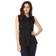 PacificPlex Womens Sleeveless Hooded Cargo Utility Vest, Large, Black ...