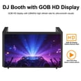 LED DJ Booth, P2.604 GOB Indoor LED Display Screen DJ Booth Facade with ...