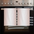 Dark Orange Ombre Kitchen Towels Set of 4, Water Absorbent Dish Towel ...