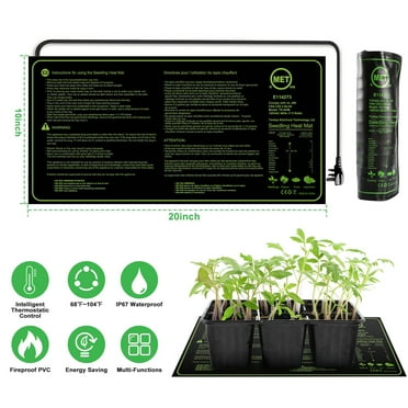 AC Infinity SUNCORE S3, Waterproof Seedling Mat with Heat Controller 10 ...