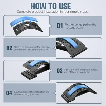 HEJULIK Neck & Back Stretcher,Back Neck Cracker for Lower Back Pain ...