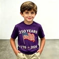 Boys Tshirts America 250 Print Short Sleeve Tee Casual Daily Top Baby ...
