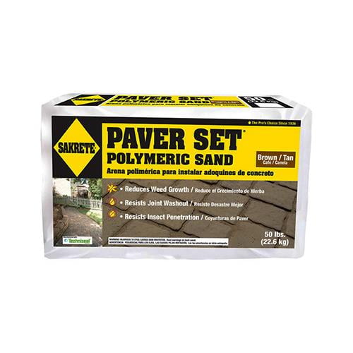 Sakrete Of North America 65300037 50LB BRN Polymeric Sand - Walmart.com