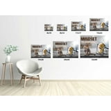 Awkward Styles Motivational Cat Tiger Teamwork 24” x 36” Poster ...