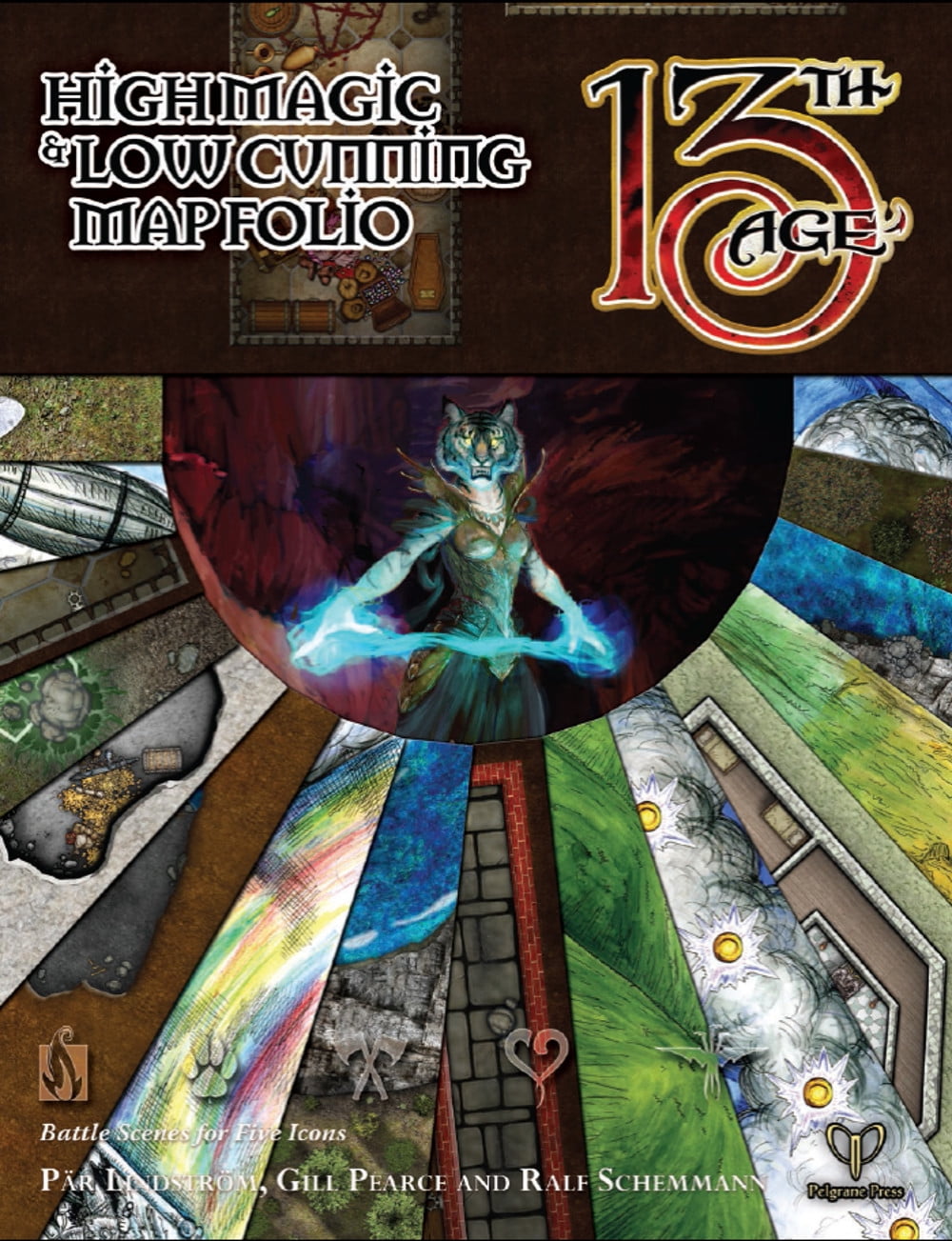 13th Age High Magic & Low Cunning Map Folio (Other) - Walmart.com