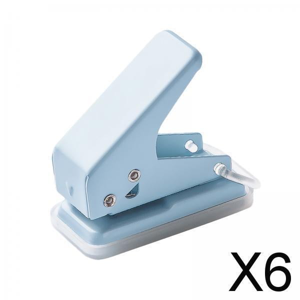 6x Mini Perforadora de Papel de Un Solo Tamaño, Herramienta de ...
