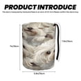 Car Trash Can 600d Oxford Water-Resistant Cylindrical With Support Rod ...