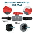1 Inch PVC Ball Valve with Hose Connector Smooth Flow and Secure ...