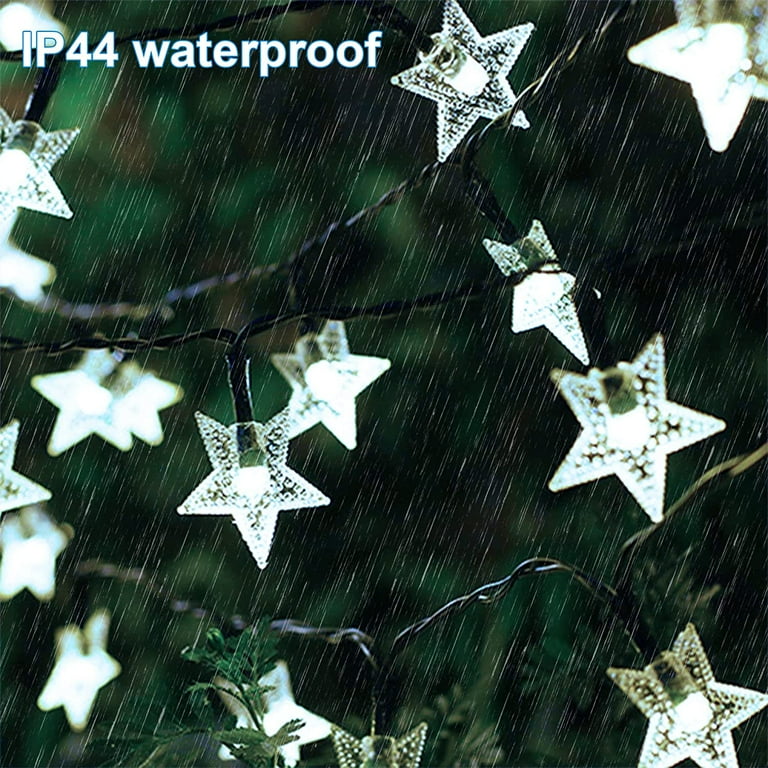 Solar Star String Outdoor Lights Buy Ramadan Solar Lights, Waterproof