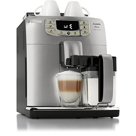 Saeco Intelia Cappuccino Deluxe Automatic Espresso Machine Stainless ...