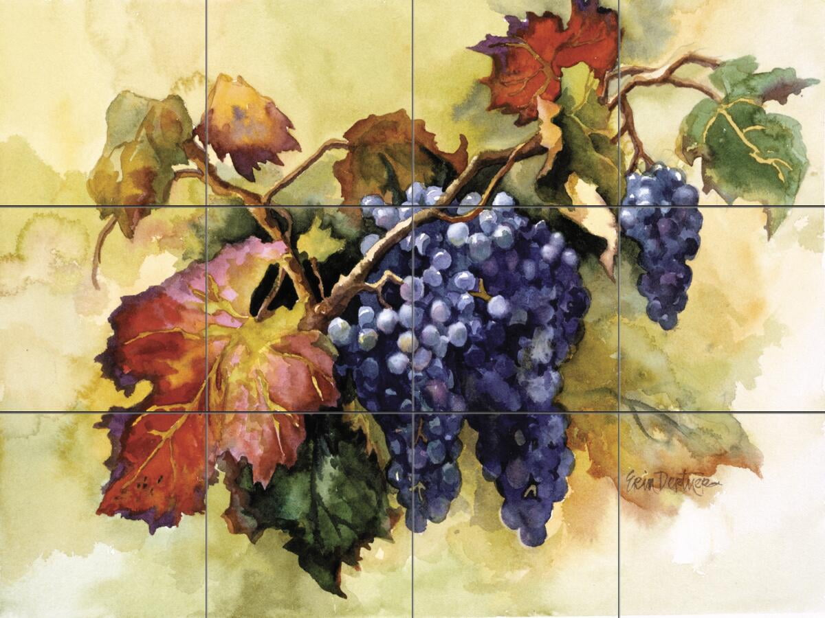 Tile Mural Kitchen Backsplash - Ready for the Harvest - by Erin Dertner ...