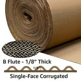 UOFFICE Corrugated Wrap 24" x 250' x 1/8" Thick B Flute - Moving ...