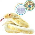 Alba the Albino Burmese Python | 100 Inch Long Stuffed Animal Plush ...