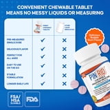 Pin Rid Pinworm Dewormer Chewable Tablets, 250mg Pyrantel Pamoate, 12 ...