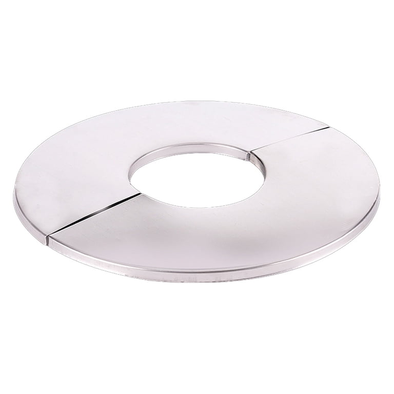 Uxcell Wall Split Flange, Stainless Steel Round Escutcheon