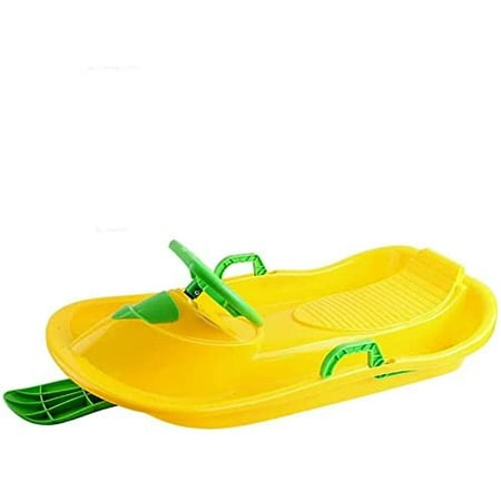 Sleds for Kids Kids and Adult, Baby Sled for Snow with Brake for Ages 3 ...