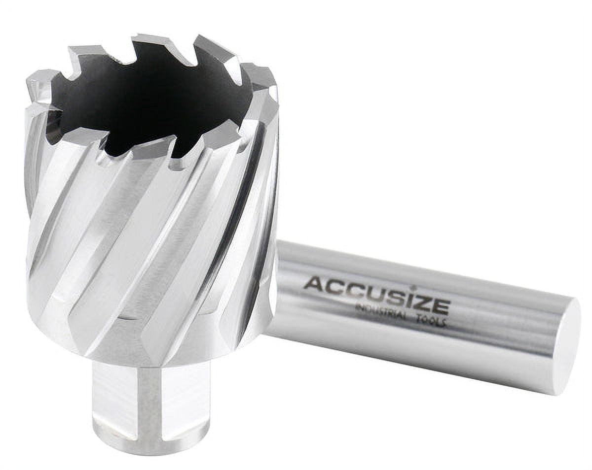 Accusize 3/4'' Cutting Dia, 1'' Cutting Depth, H.S.S. Annular Cutter ...