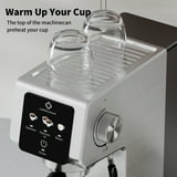 LINKChef Espresso Machine 20 Bar, Small Espresso Maker with Milk ...