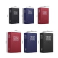Book Shaped Security Lock Box,Combination Lock Boxes for Personal Items ...