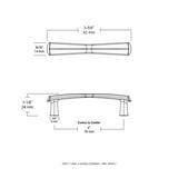 Liberty Satin Nickel 3" Notched Pull - Walmart.com