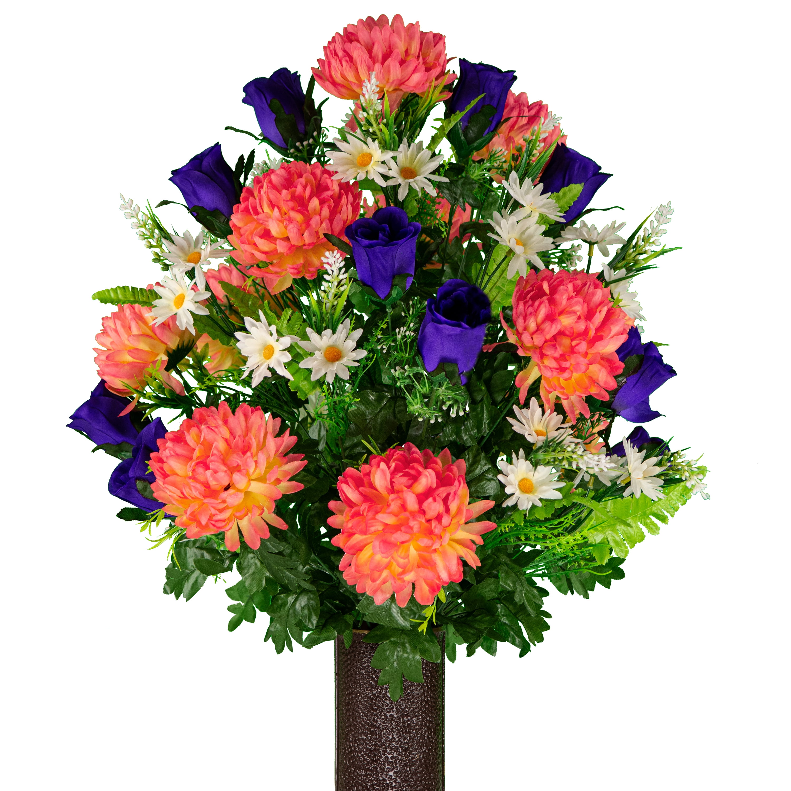 Artificial Cemetery Flowers 28 Salmon Pink Australia Ubuy