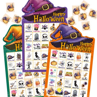 Big Dot of Happiness Happy Thanksgiving - Bingo Cards and Markers ...