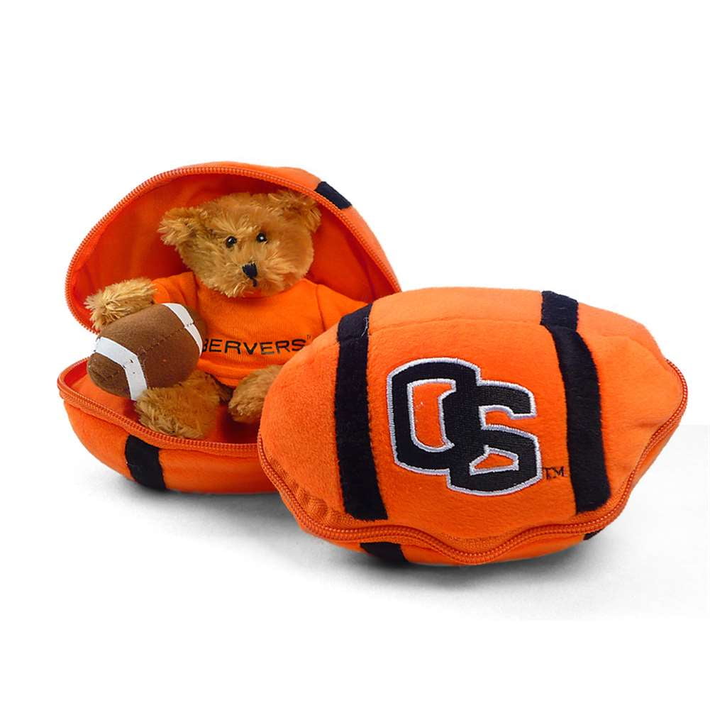Oregon State Beavers Stuffed Bear in a Ball - Football - Walmart.com