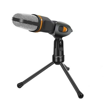 Computer Microphone With Stand USB Plug Game Voice Chat Low Noise ...